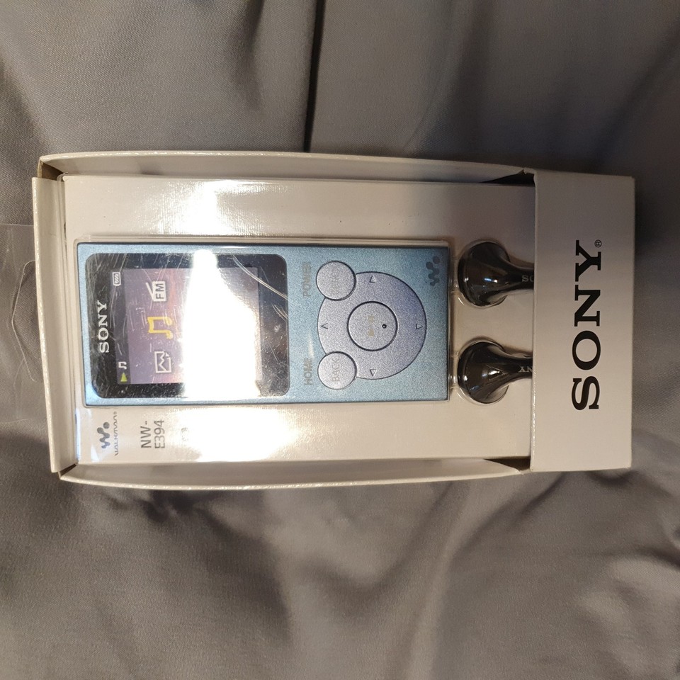 Sony NW-E394 Walkman MP3 Player 8GB Blue BNIB Never Opened Brand New ...