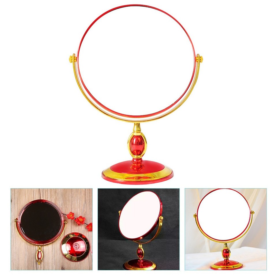 Two-sided Makeup Desktop Vanity Freestanding Round | eBay Australia