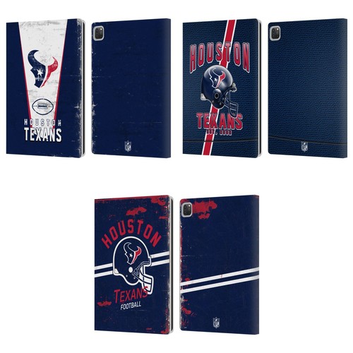 OFFICIAL NFL HOUSTON TEXANS LOGO ART LEATHER BOOK WALLET CASE FOR APPLE ...