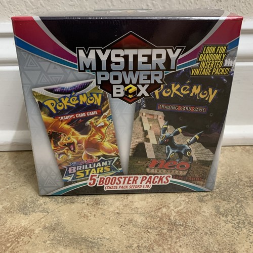 Pokemon Mystery Power Box Chase Pack Seeded 1:10 (5 Booster Packs ...