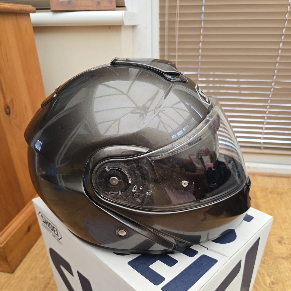 SHOEI NEOTEC MODULAR CRASH HELMET. SMALL 57-58. ANTHRACITE. | eBay UK