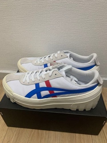 Onitsuka Tiger Chunky Sole Low Top Sneakers White Blue Red Men's US10 ...
