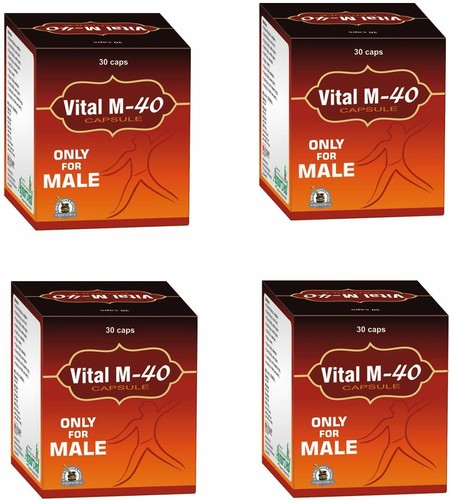 Energy Enhancer Pills for Men Vital M 40 Capsules Sex ayurvedic Pills ...