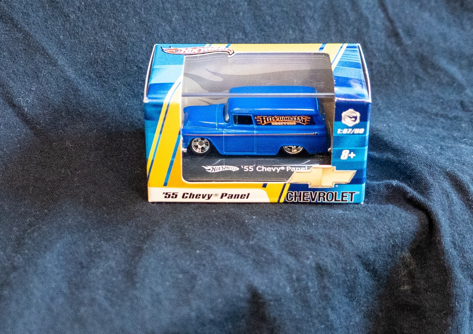 Hot Wheels 1:87 Scale '55 Blue Chevy Panel Choppers | eBay