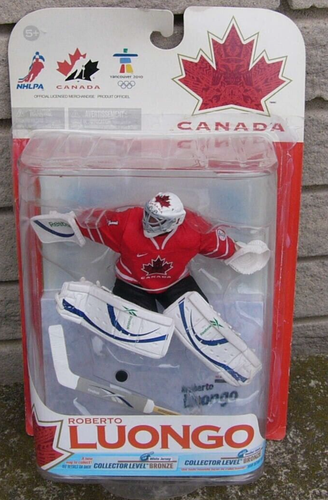 McFarlane Roberto Luongo Team Canada Red Jersey 2010 Hockey Figure ...