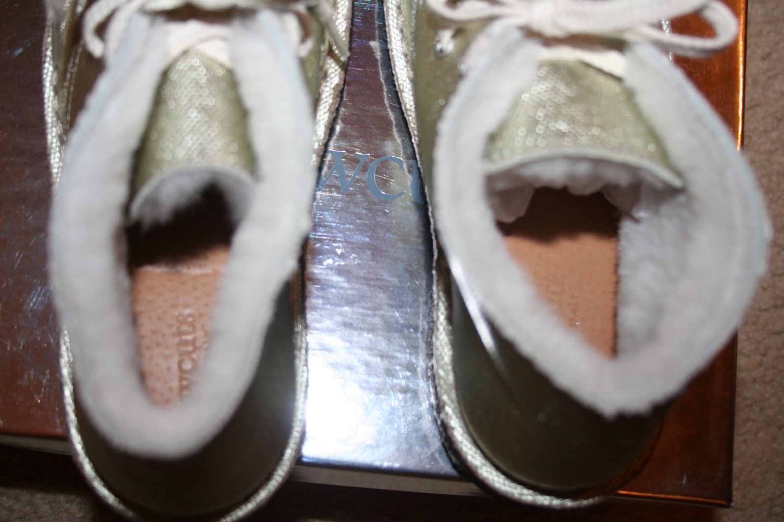 J.CREW CREWCUTS GIRLS' SHEARLING MACALISTER BOOTS SIZE K13 GOLD | eBay