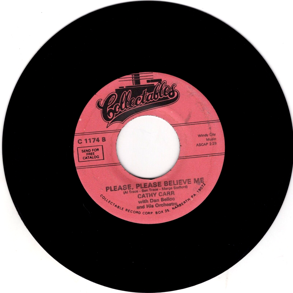 Cathy Carr – Ivory Tower 80s Reissue (1956) Collectables Pop Rock VG+ ...