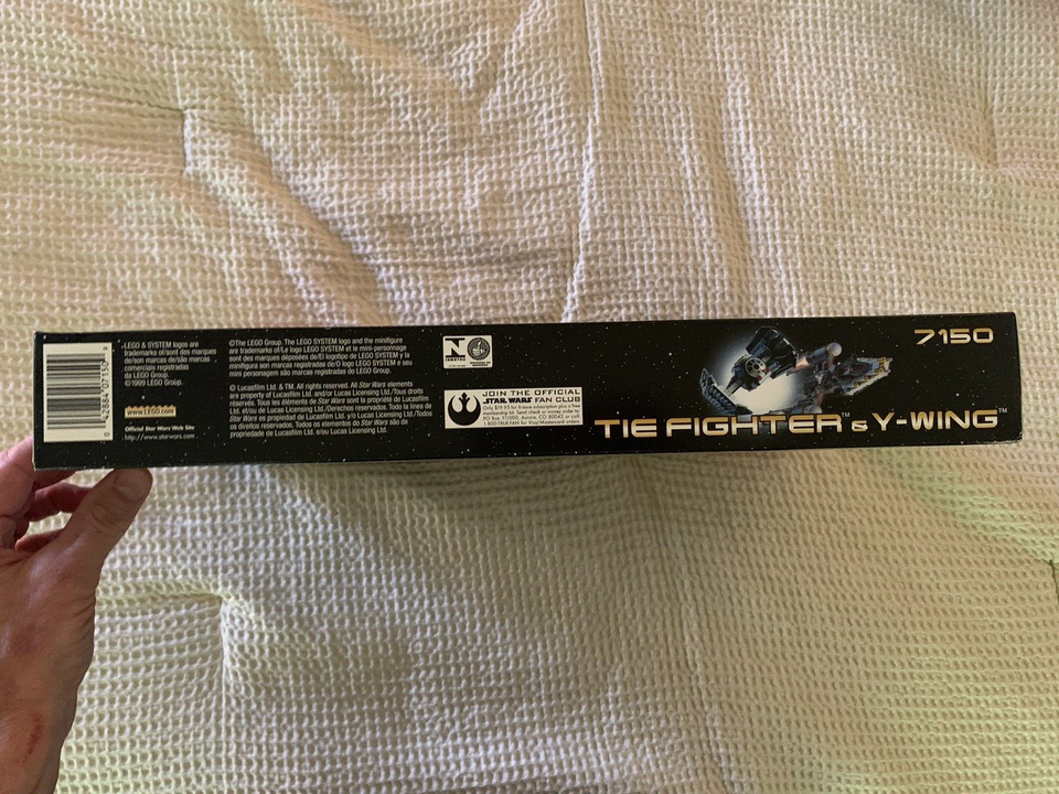 Star Wars Lego Tie Fighter/Y-Wing 7150, Very Rare! Factory Sealed ...