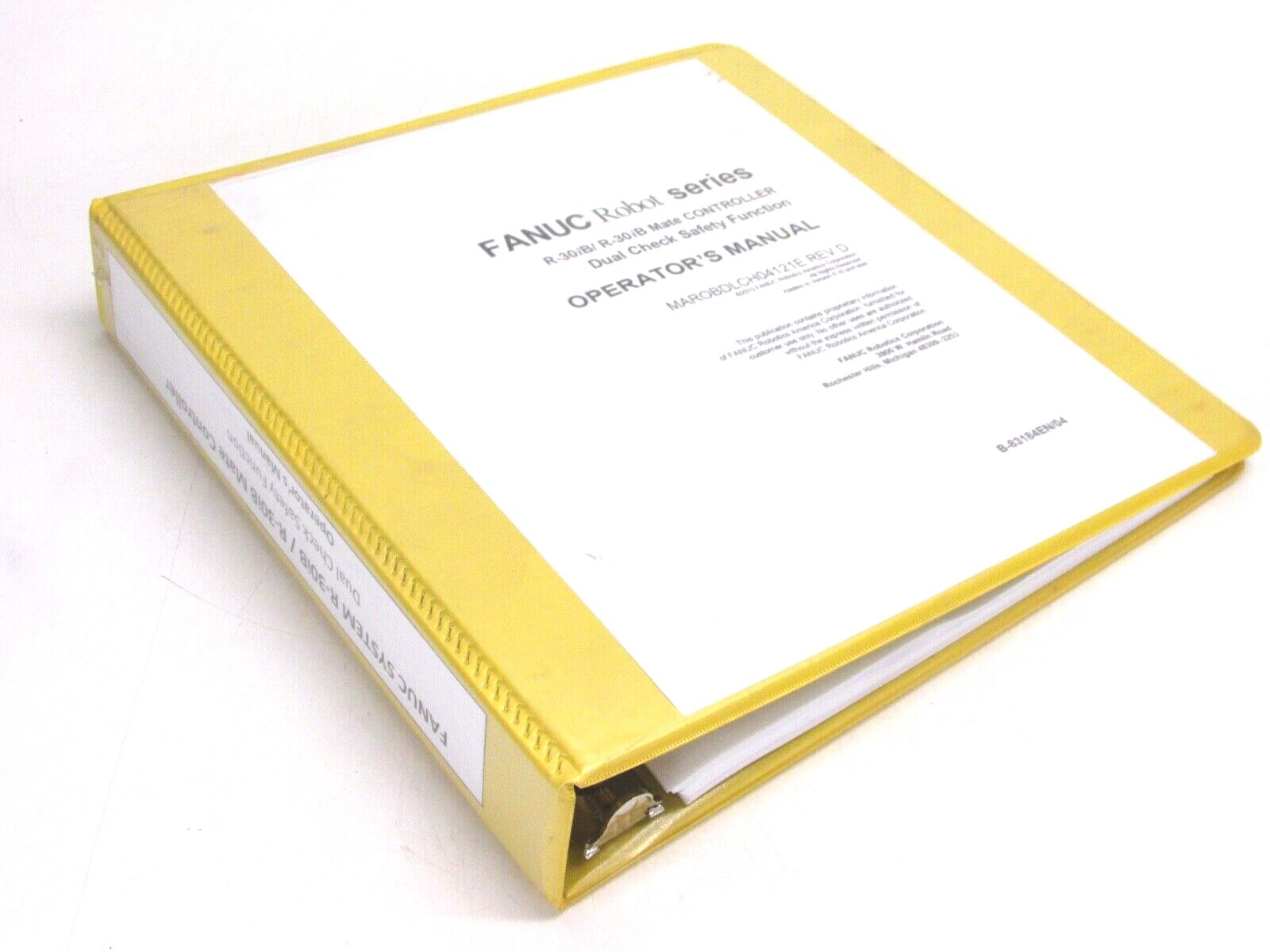 FANUC R-30iA R-30iB MATE CONTROLLER DUAL CHECK SAFETY FUNCTION OPERATOR ...