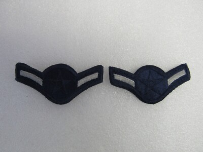 US Air Force Airman E-2 Enlisted Rank Patches Female, Set USAF | eBay