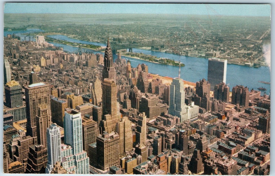 c1960s New York City, N.Y. Birds Eye from Empire State Building ...