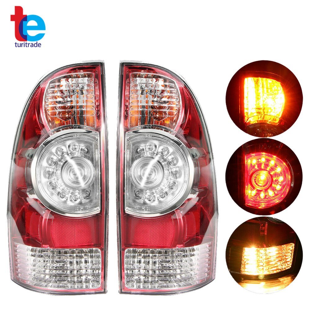 For 2005-2015 Toyota Tacoma LED Tail Lights Brake Lamps Left+Right A ...