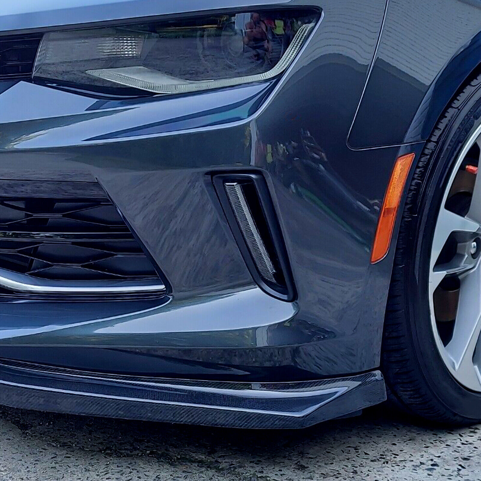 Fit For Chevy Camaro ZL1 2016-2023 24 Front Bumper DRL Fog Lights Lamps ...