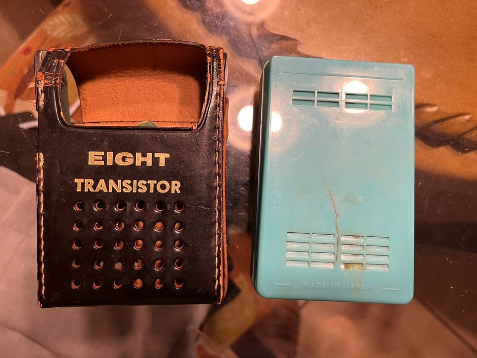 Omegas 8 Transistor Deluxe Am Portable Pocket Radio - Blue - 1962 Japan ...