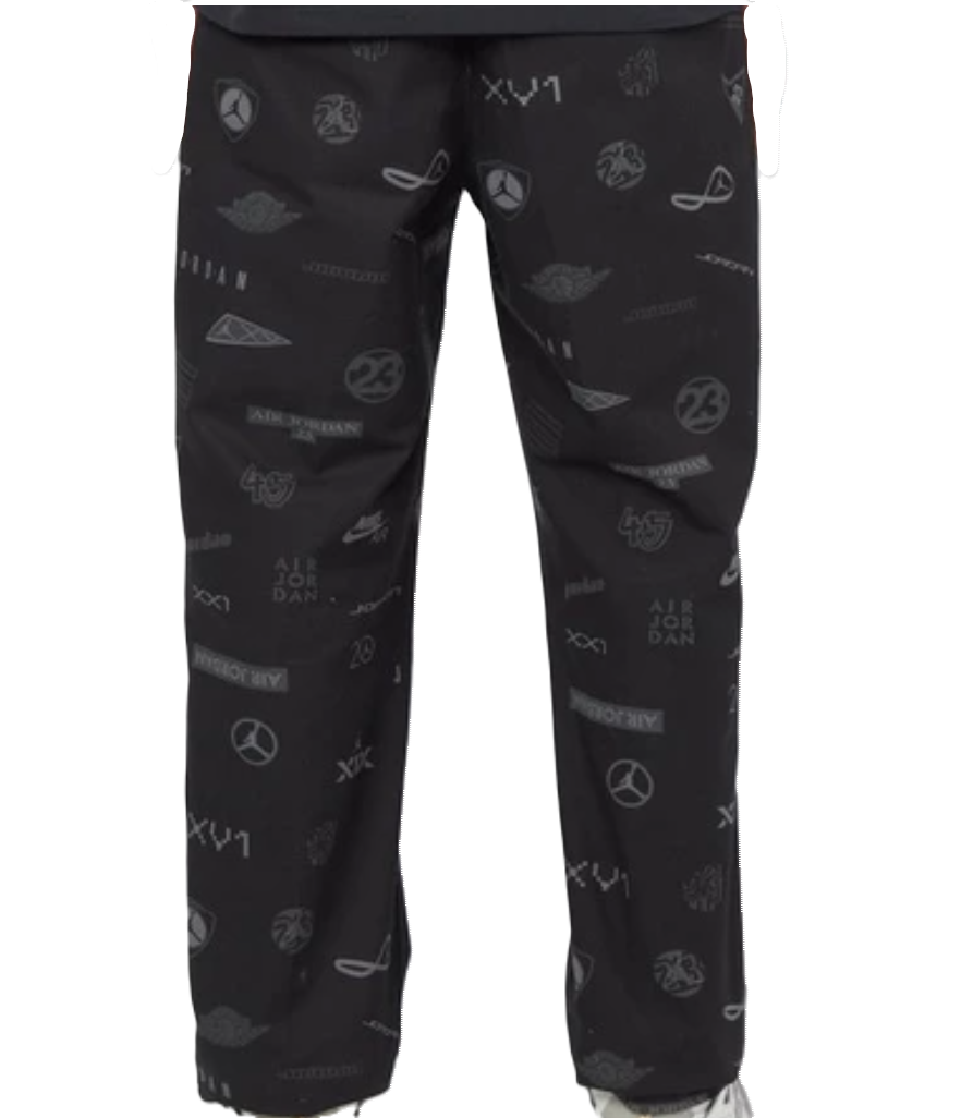 Nike Mem's Air Jordan Flight Heritage Woven Pants Black DV7559-010 h | eBay