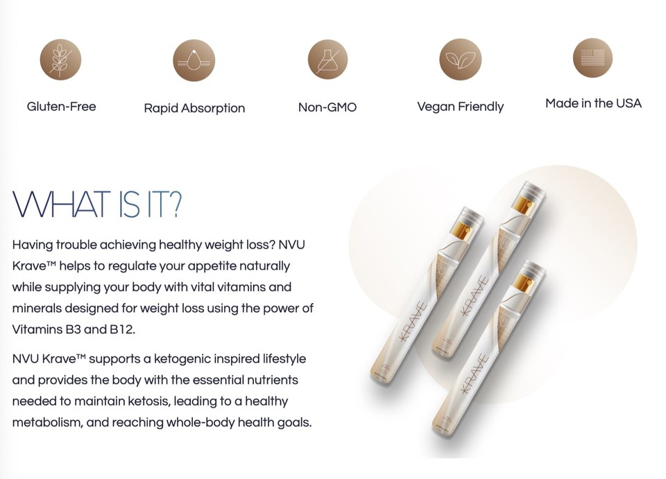 KRAVE Control Cravings Suppress Appetite Keto Friendly Weight Loss ...