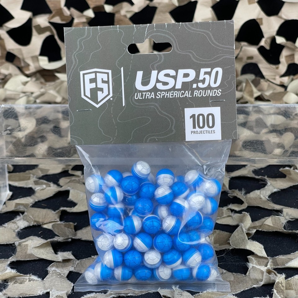 First Strike .50 Cal Ultra-Sphere Projectiles (USP)100 Count - Blue ...