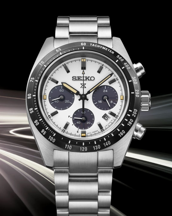Seiko Prospex Speedtimer Solar Chronograph White Dial SSC961 | eBay