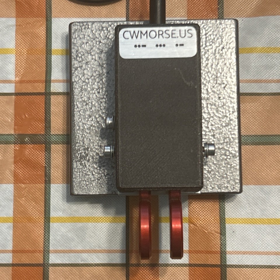 CW Morse Code Keys Iambic Double Paddle Morse Code Key, Black and Red | eBay