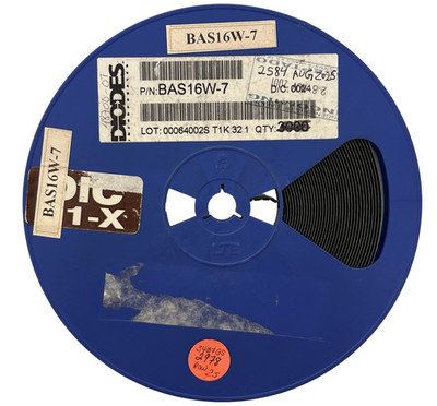 (2584 REEL) BAS16W-7-F DIODES 75V 200mW 1.25V@150mA 4ns 150mA SOT-323 ...