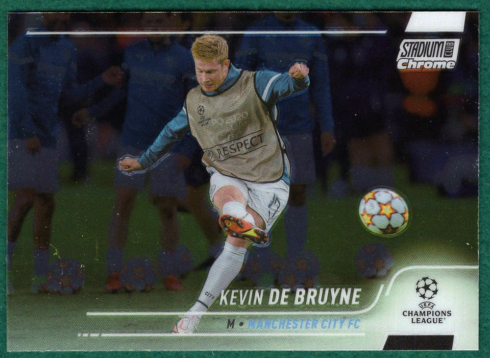 Kevin De Bruyne - 2021-22 Topps Stadium Club Chrome UCL #17 - Soccer ...