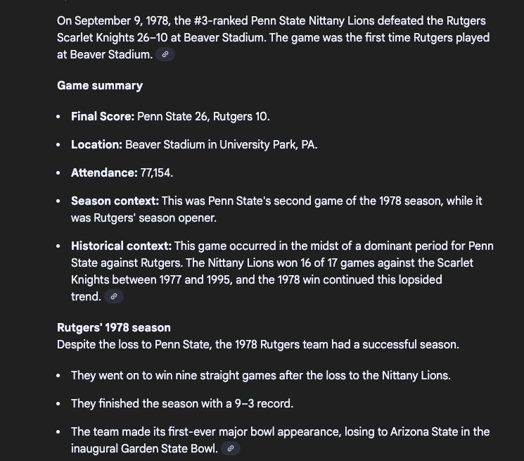 Penn State vs Rutgers 9/9/1978 College Football Ticket, Joe Paterno | eBay