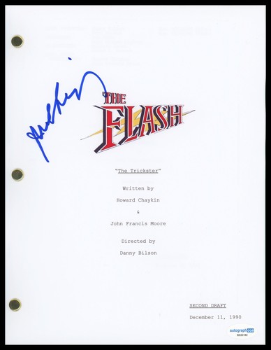 John Wesley Shipp "The Flash" AUTOGRAPH Signed Rare 'The Trickster ...