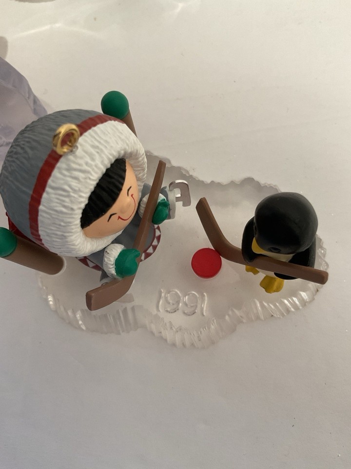 Vintage 80’s 90’s Hallmark Frosty Friends Ornaments Lot Of 6 Eskimos ...