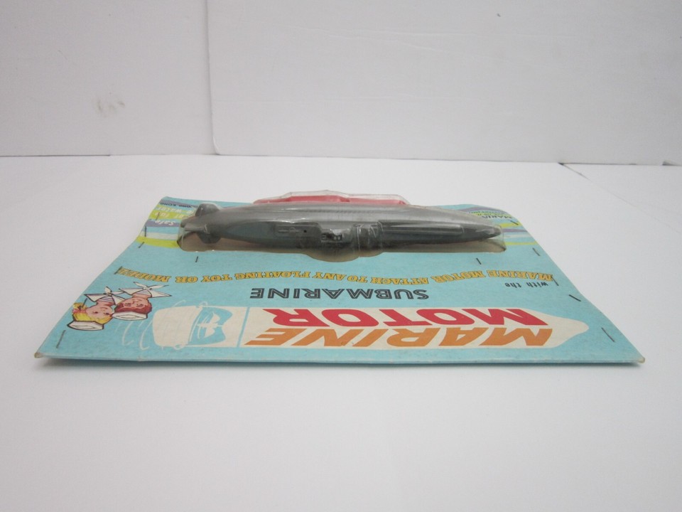 Vintage MARINE MOTOR SUBMARINE BATTERY OPERATED TOY MADE IN HONG KONG ...