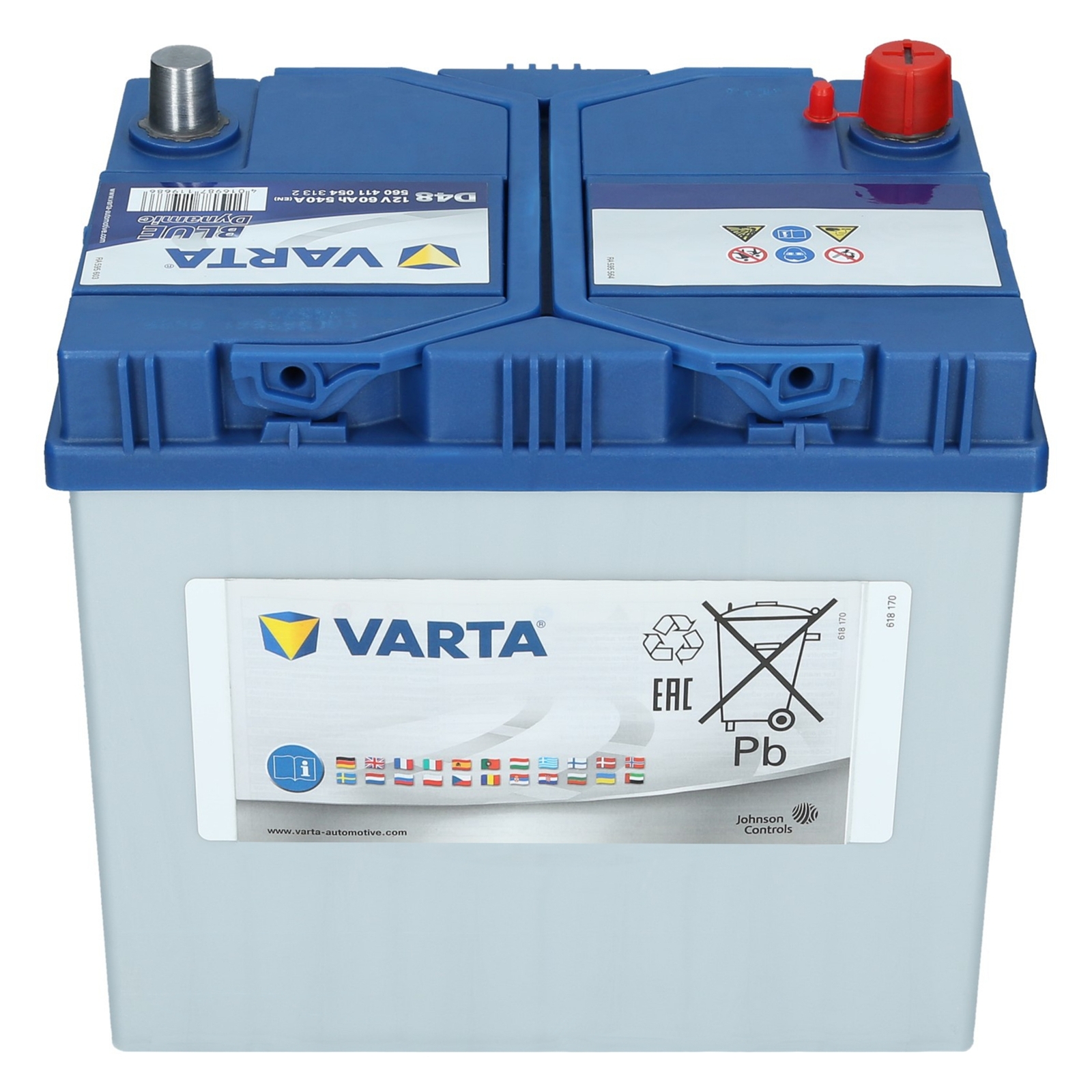 Varta D48 12V 60Ah 540A/EN Autobatterie Blue Dynamic PKW Batterie NEU ...