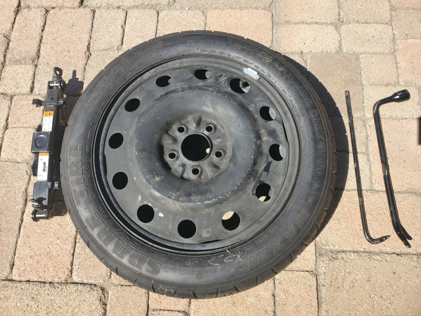 Genuine FORD ESCAPE SPARE WHEEL WITH RIM 17X4X25 17" W/ TIRE T155/70D17 ...