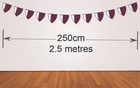 Qatar Flag Bunting Decorations Party Wedding Events - 12pcs 2.5M Ribbon ...