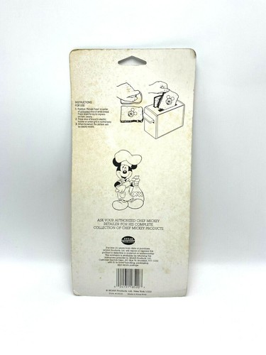 Vintage Chef Mickey Disney Goofy Picture Toast Cookie Press Breakfast ...