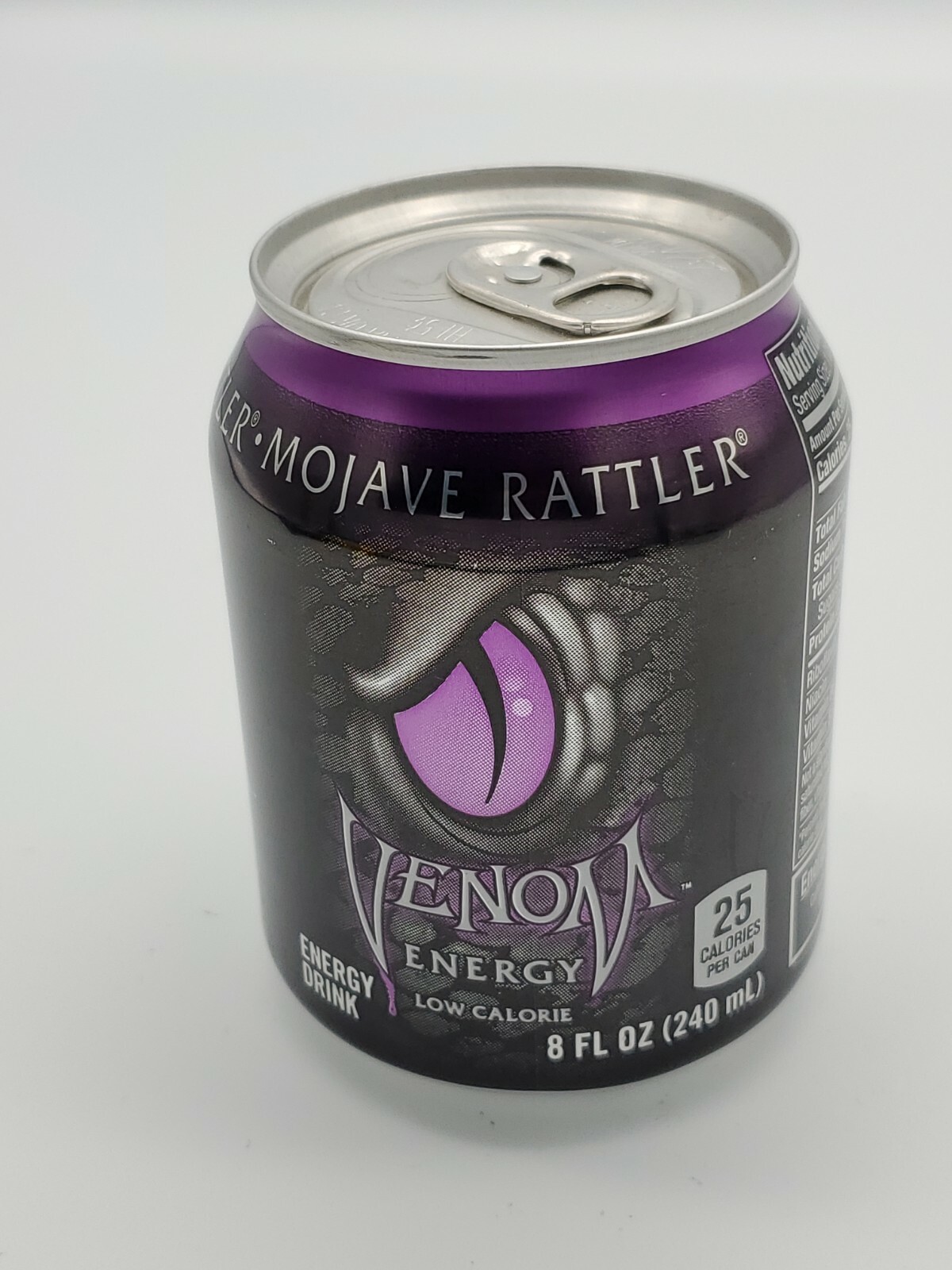 HTF 2011 VENOM ENERGY DRINK Mojave Rattler 8oz Mini CAN DR PEPPER SEVEN ...