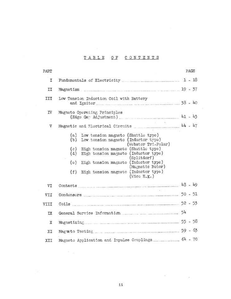 Magneto Ignition Fundamentals Theory & Service Procedures #908 | eBay