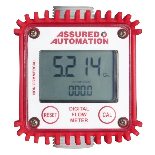 Digital Water Meter - Totalizer and Flow Rate DM Series - Size: 1/2 in ...