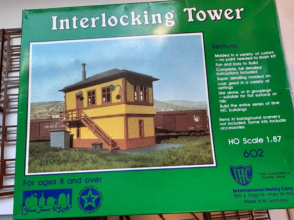 HO Scale Interlocking Tower Model RR Kit By International Hobby Corp ...