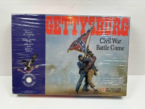 1988 Avalon Hill Gettysburg Civil War Battle Game 125th Anniversary for ...