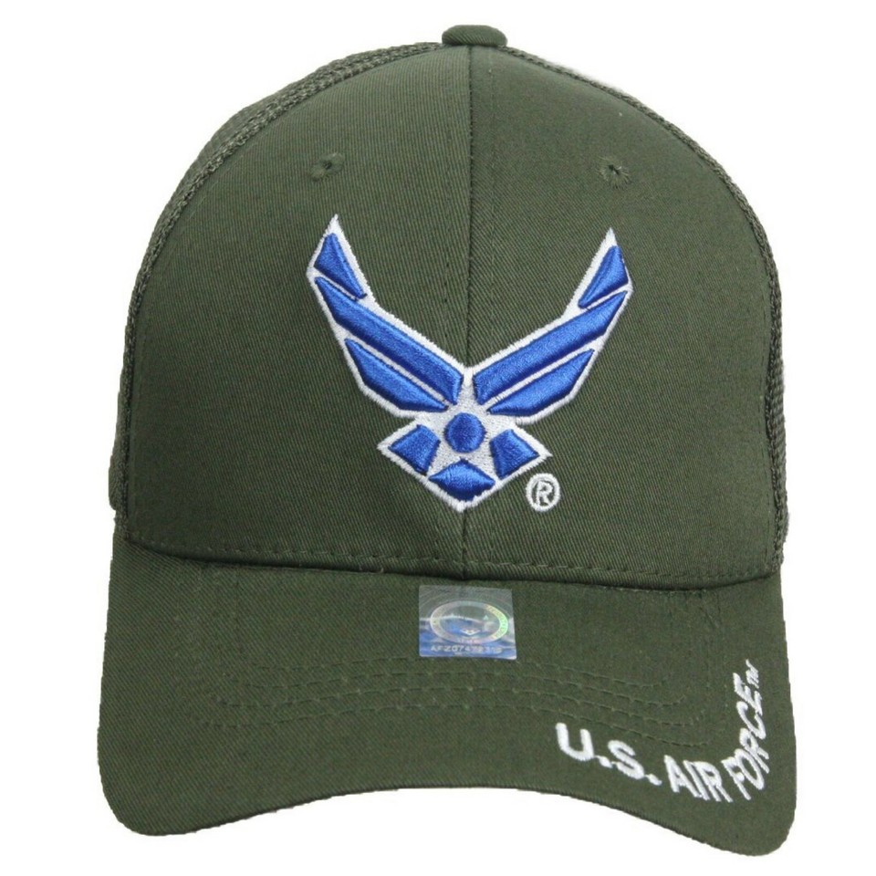 US Air Force Air Baseball Cap US Flag Hat Military USAF Camo Mesh Caps ...