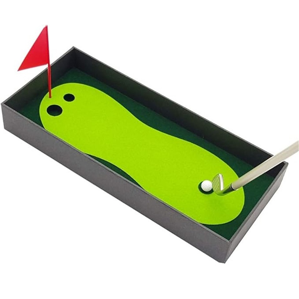 Mini Golf Set Golf Pen Set Mini Desktop Golf Gift Golf Ball Club Pen ...