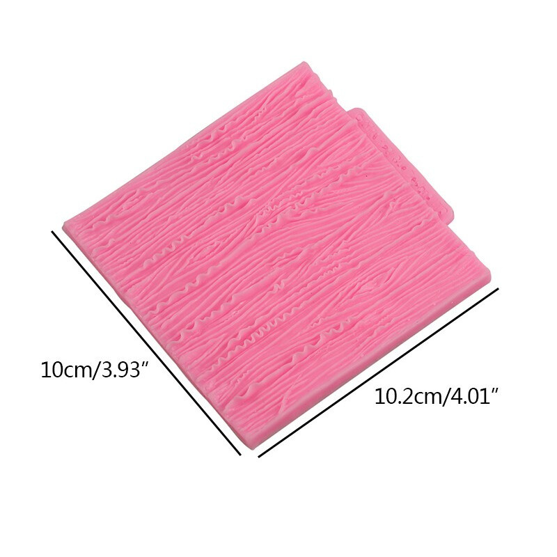 Tree Bark Texture Wood Pattern Mat Fondant Silicone Mould Cake Decor ...