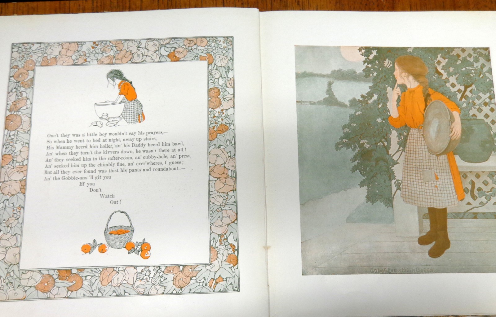 THE ORPHANT ANNIE BOOK By James Whitcomb Riley 1908 | eBay