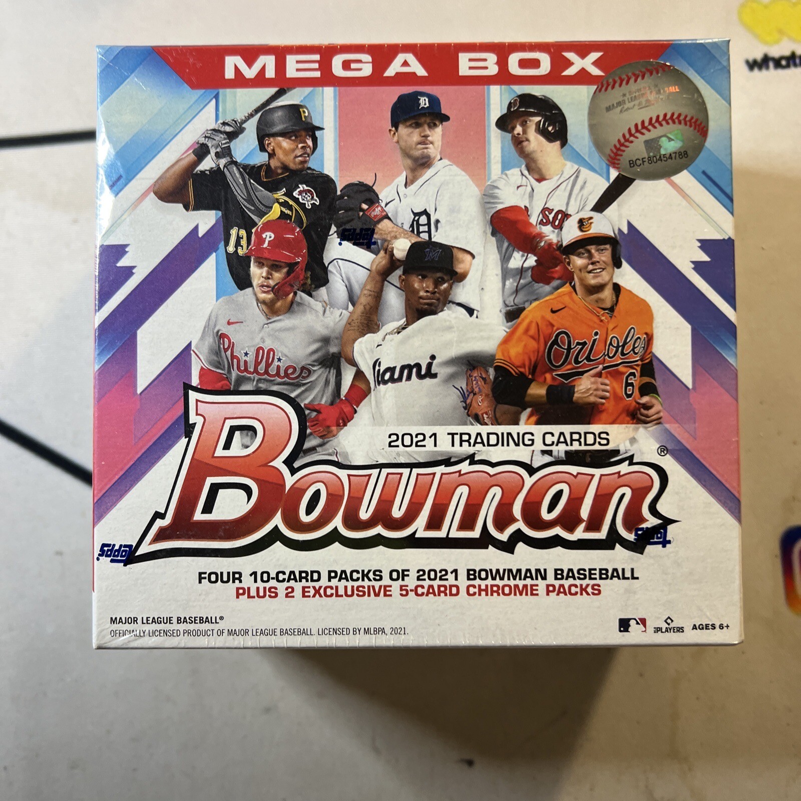 2021 MLB Topps Bowman Baseball Mega Box - Factory Sealed - NEW ...