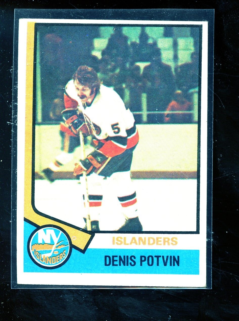 1974-75 TOPPS #195 DENIS POTVIN ISLANDERS EX+ E022515 | eBay