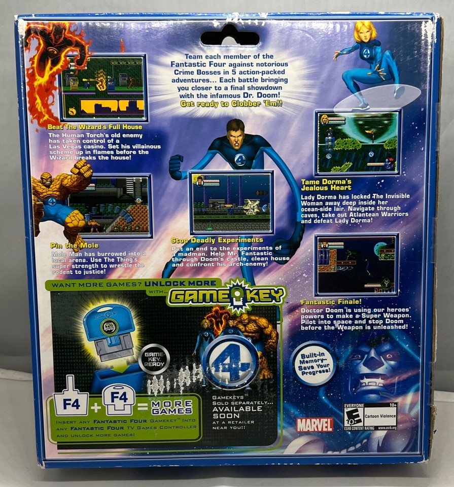 Fantastic Four plug-and-play TV Game - 0720634590974 - 5 Games in 1 | eBay