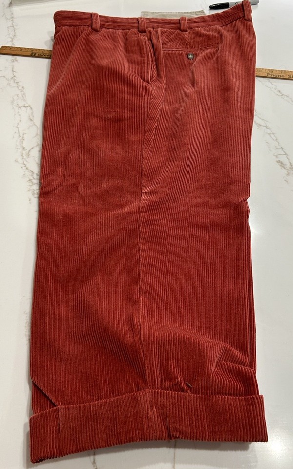 Classic Bills Khakis Made in the USA Brick Red Corduroy Size 42 m2 cut ...