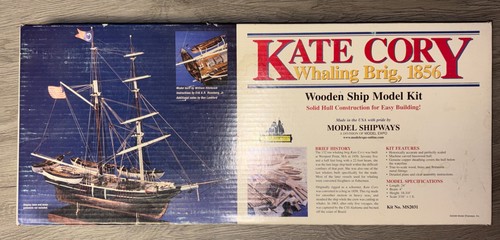 Model Shipways 3/16"=1 ft. Scale Kate Cory Whaling Brig of 1856 Open ...