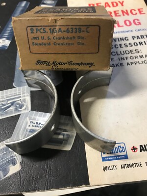 NOS Ford Crankshaft Bearing 1GA-6338-C .002 Undersize 6 CYL G SERIES ...