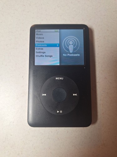 Apple iPod Classic 6th Generation Black (80 GB) MB147LL | eBay