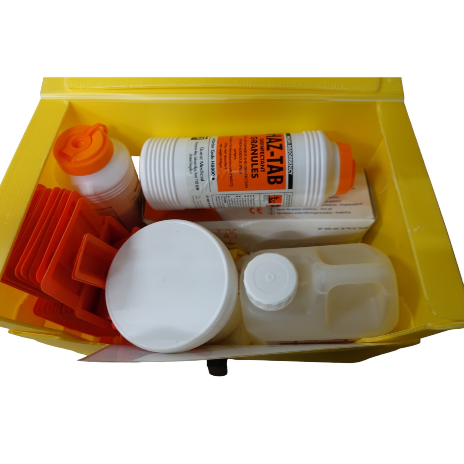Biohazard Spill Kit For Blood Vomit and Fluids Multiuse - Large 25 Uses ...